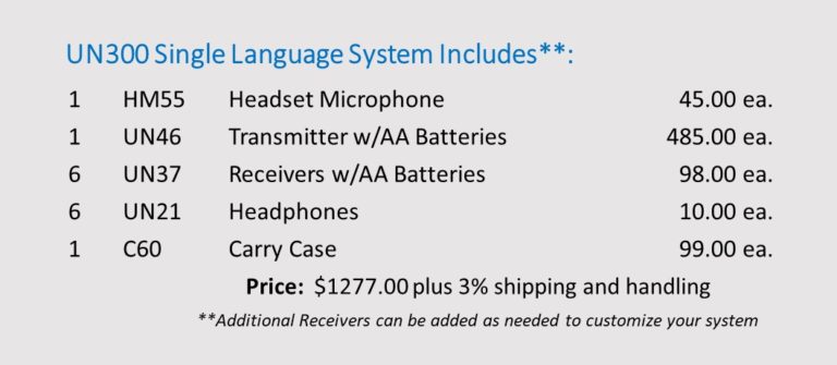Systems price list 300 8-12-19 - United Communication Systems, Inc.